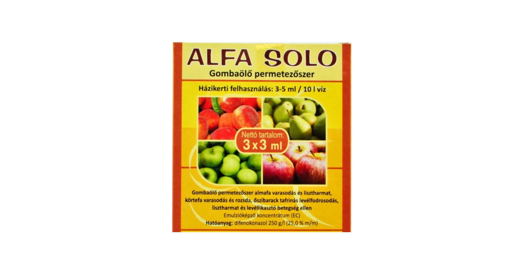 Alfa Solo(Score) gombaölő permetszer - 3x3 ml ampulla - Agrobolt Online