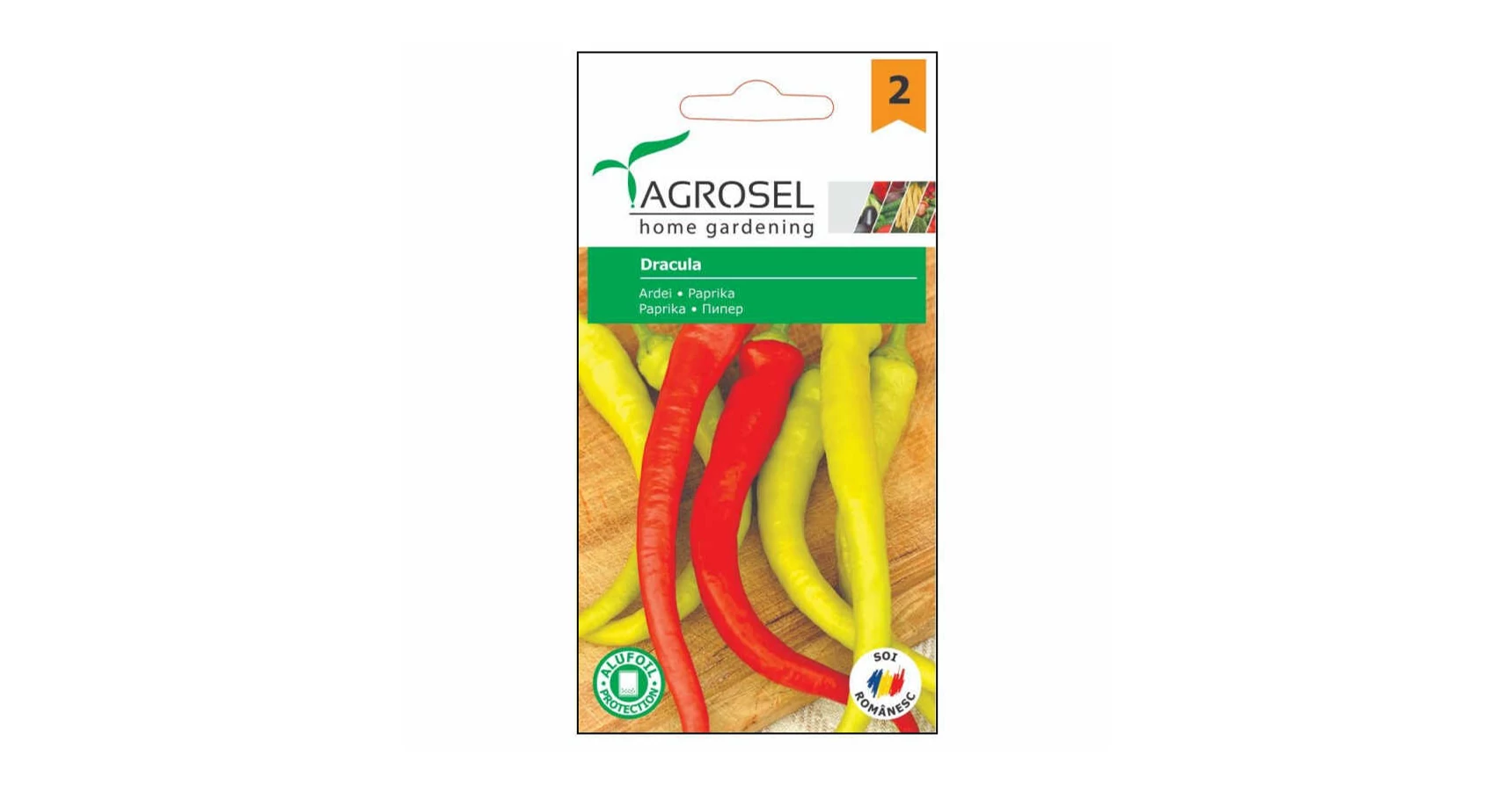 Paprika vetőmag Dracula 60 szem - Agrosel | Agrobolt