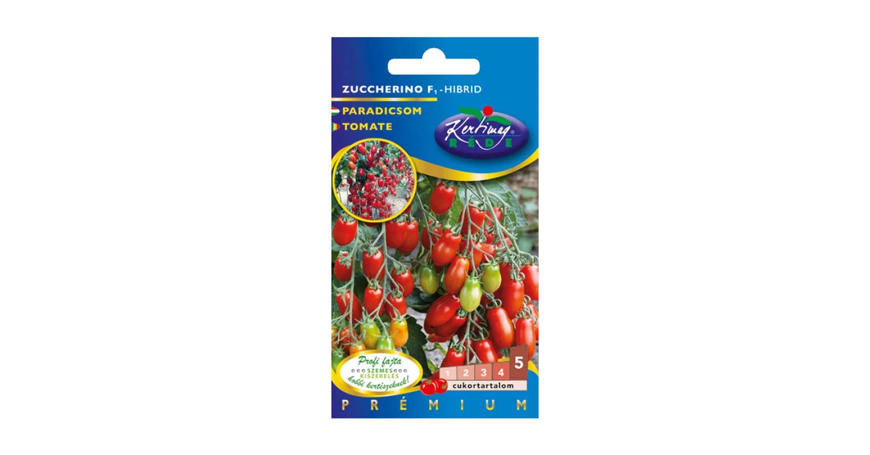Zuccherino F1 hibrid Paradicsom vetőmag 5 szem | Agrobolt