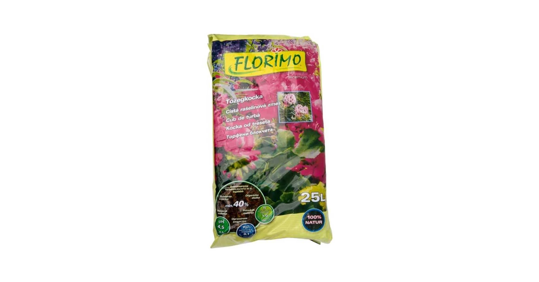 Florimo Tőzegkocka - 25 l - Agrobolt Online