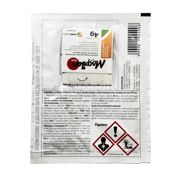 Mospilan 20 SG rovarölő permetszer - 4 g leveles - kedvező áron