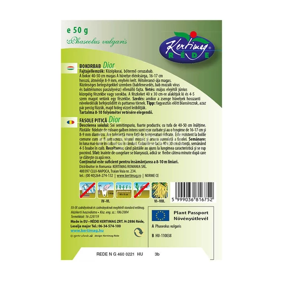Bokorbab vetőmag Dior 50g
